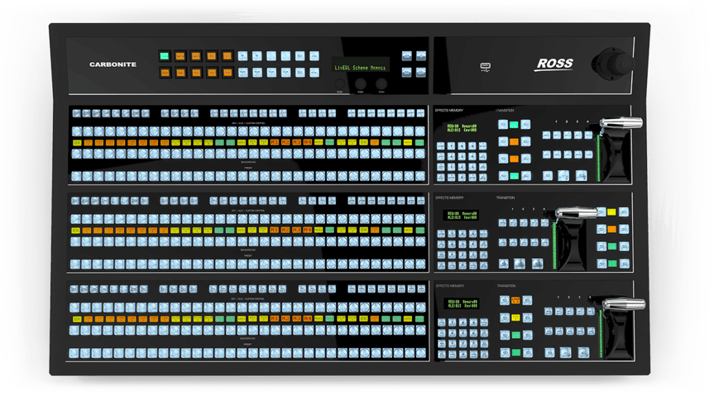 Ross Video CB3X-PANEL Carbonite Black 3X Control Panel (Panel Only)